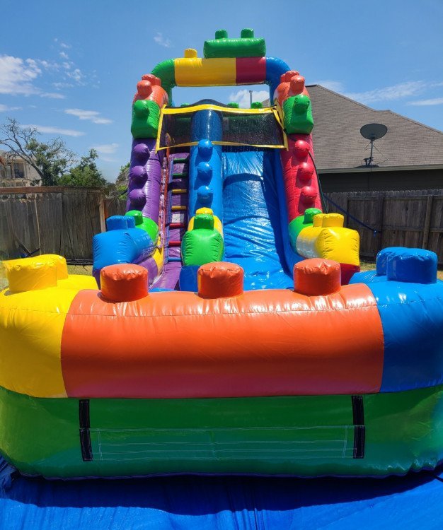 Water Slides Wet And Dry - The Backyard Jump College Station TX